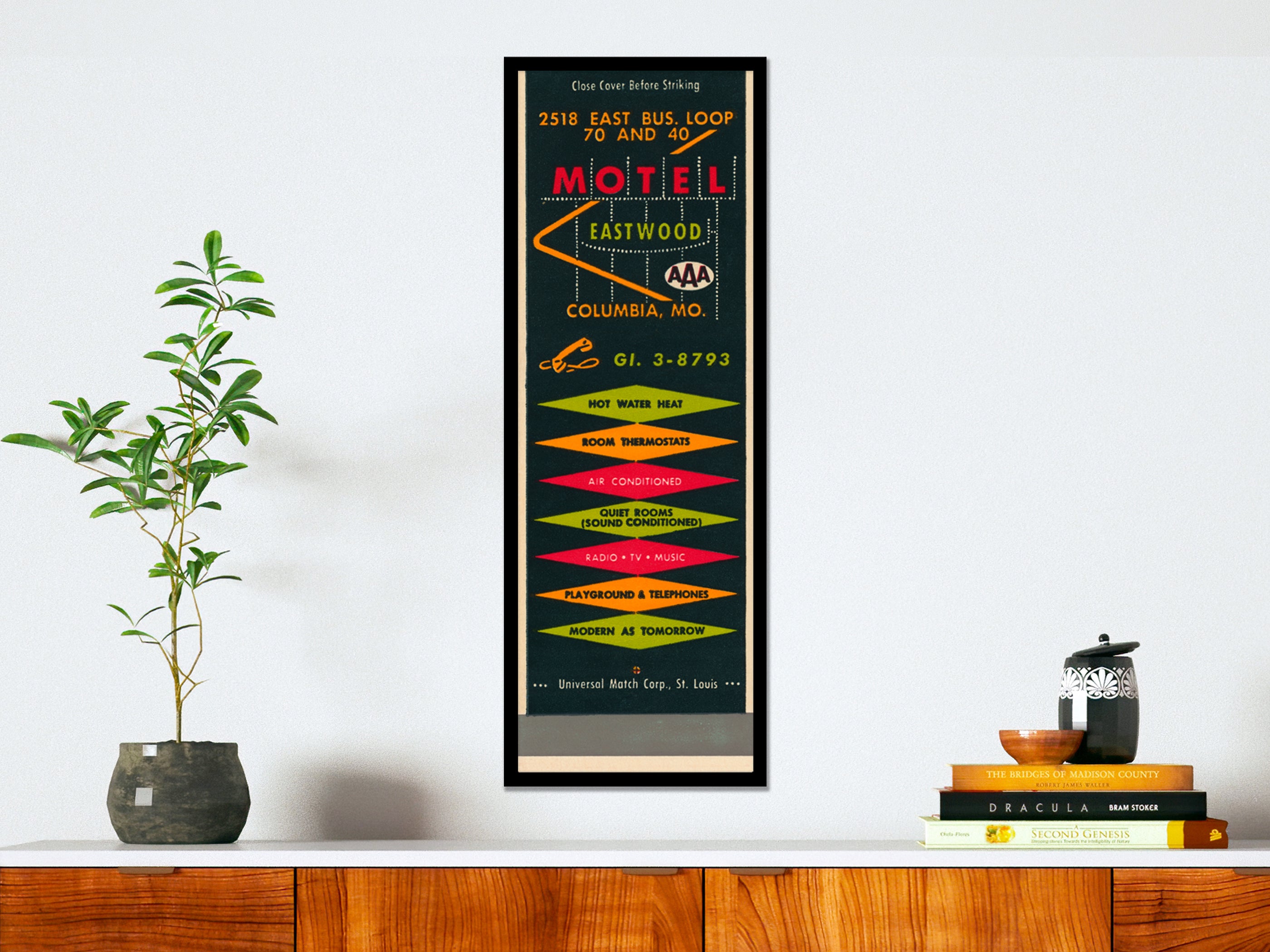 Eastwood Motel Matchbook Print – Retro Roadside Photography